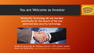 Bitidentify Security Technology | PDF | Computing | Technology & Computing