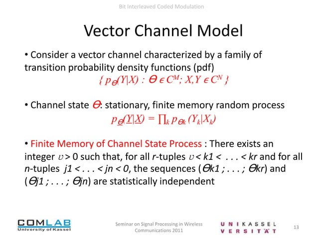 Bit Interleaved Coded Modulation Pptx