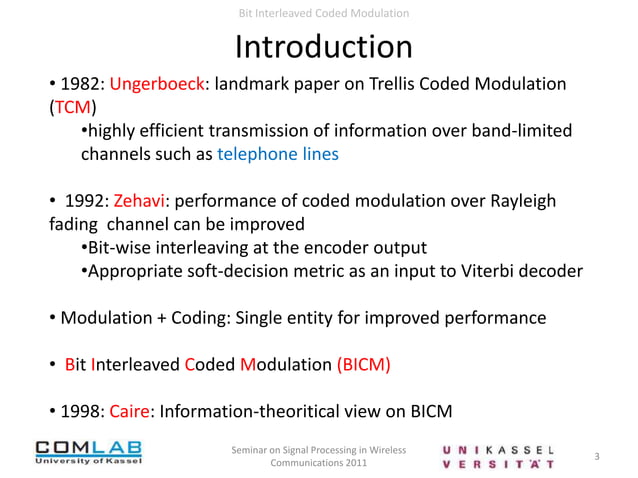 Bit Interleaved Coded Modulation Pptx