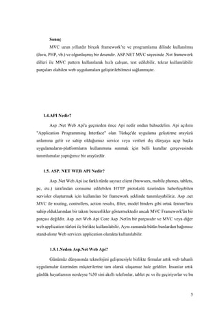 Bitirme raporu | PDF