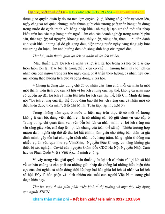 Bài Tiểu Luận Quy Luật Mâu Thuẫn Đạt Điểm Cao.Doc