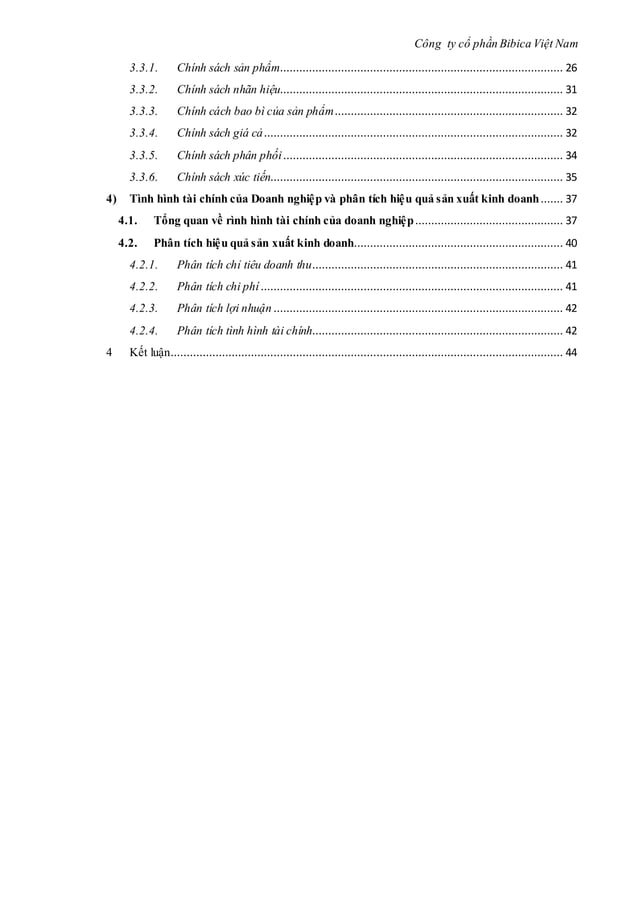 Bài tiểu luận về công ty bibica | PDF