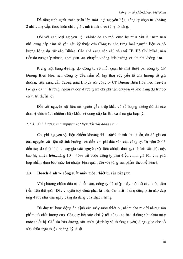 Bài tiểu luận về công ty bibica | PDF