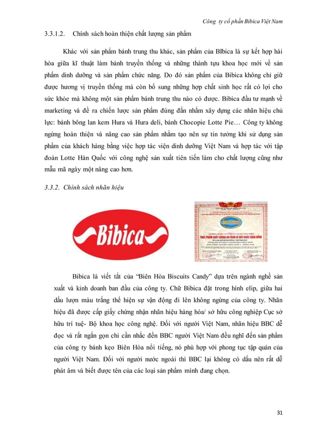 Bài tiểu luận về công ty bibica | PDF