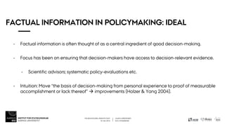 Let's Look at the Facts: Motivated Reasoning and Factual Information in ...