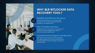 BitLocker Data Recovery | BLR Tools Data Recovery Solutions | PPTX