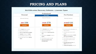 BitLocker Data Recovery | BLR Tools Data Recovery Solutions | PPTX