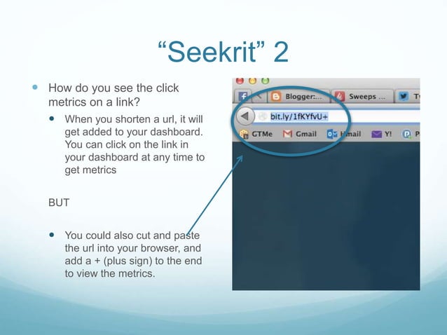 Bit.ly secrets | PPTX | Internet | Computing