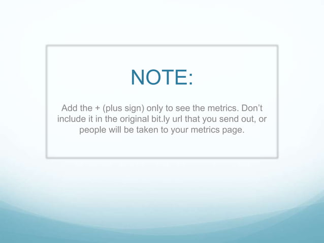 Bit.ly secrets | PPTX | Internet | Computing
