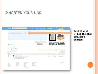 Bitly Tutorial | PPTX
