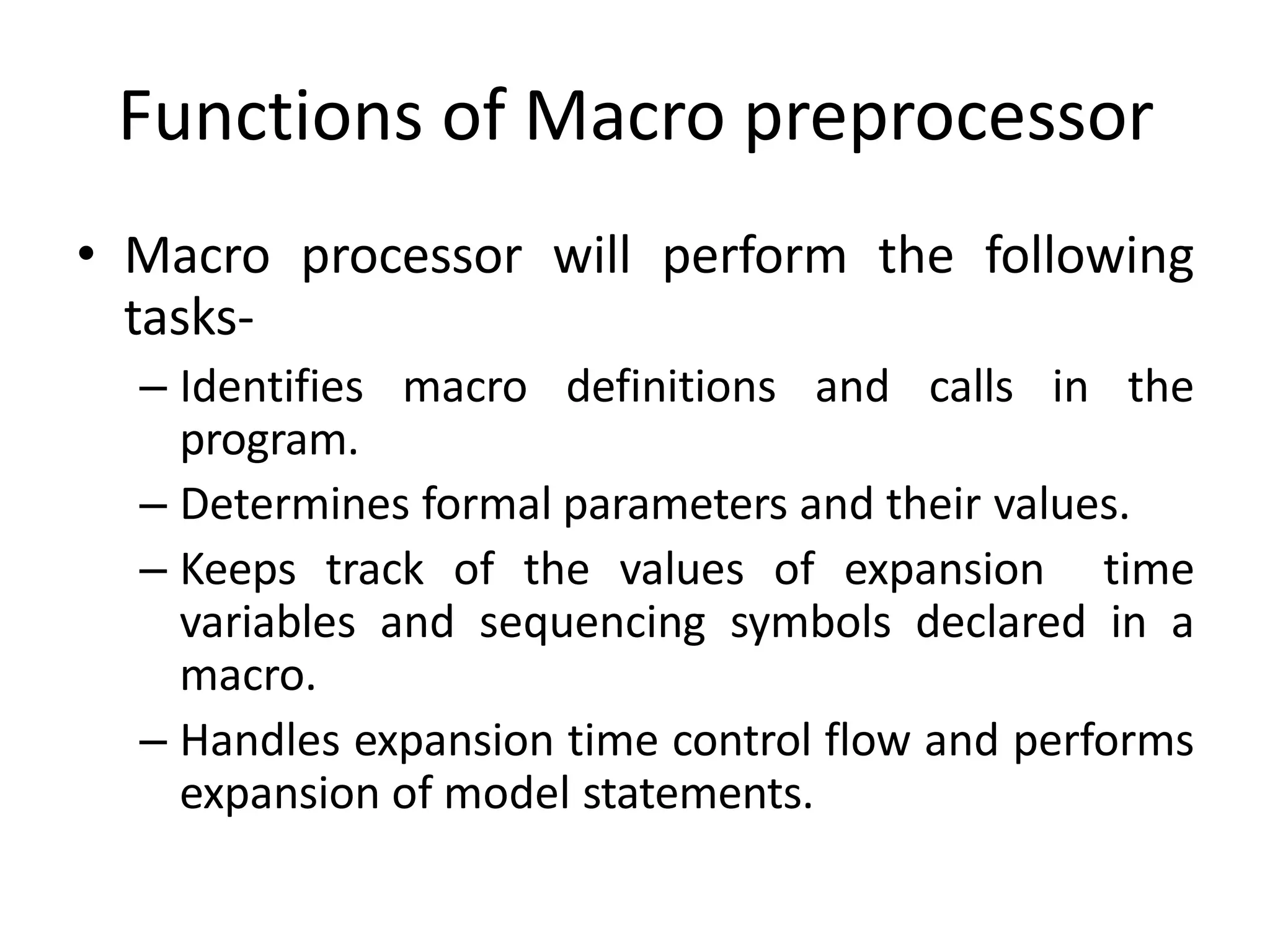 Macro assembler | PPTX