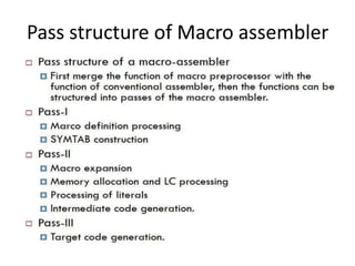 Macro assembler | PPTX