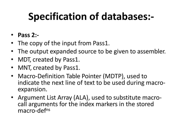 Macro assembler | PPTX
