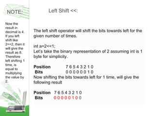 Bit manipulation | PPT | Programming Languages | Computing