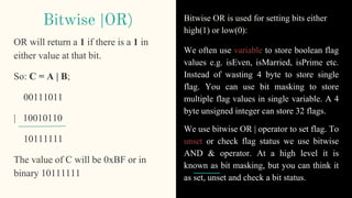 Bit manipulation | PPTX