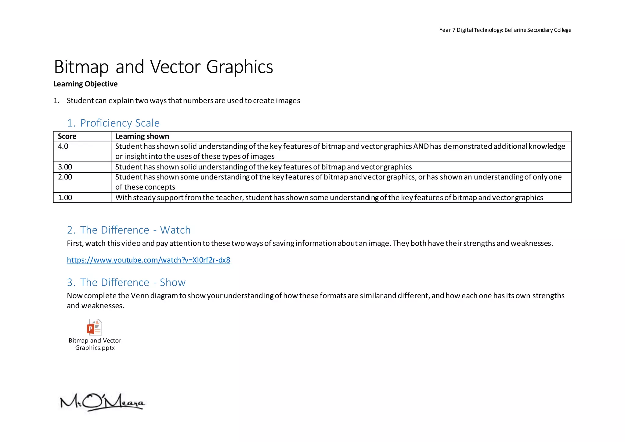 Bitmap and vector graphics | DOCX