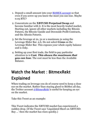 Bitmex leveraged trading hackernoon | PDF | Stocks and Bonds | Personal Investing