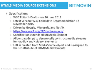 Video Encoding and HTML5 Playback With Native DRM | PPTX