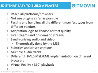 Video Encoding and HTML5 Playback With Native DRM | PPTX