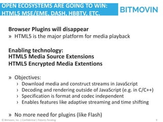 Video Encoding and HTML5 Playback With Native DRM | PPTX