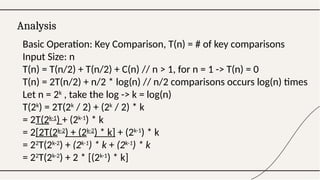 Demonstration/explanation of Bitonic Sort Algorithm | PPTX