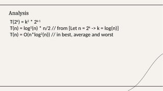 Demonstration/explanation of Bitonic Sort Algorithm | PPTX