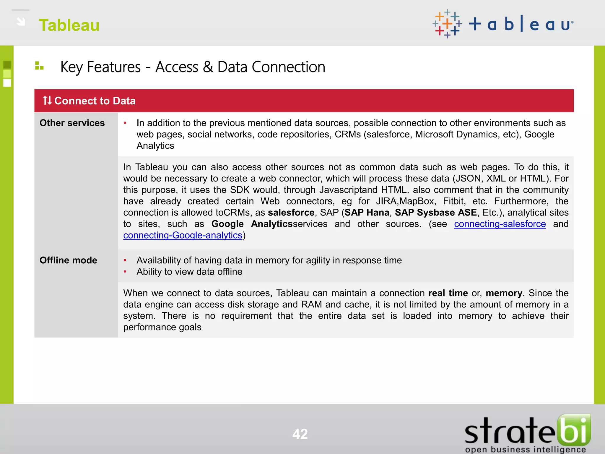 Business Intelligence tools comparison | PPTX