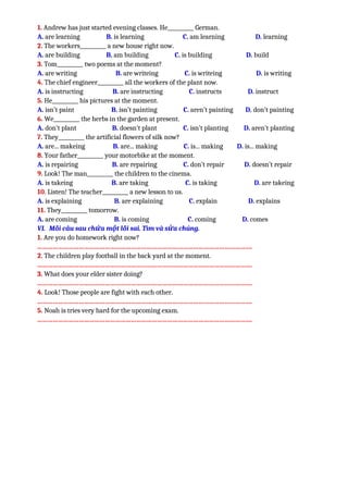 Bài tập Anh 6 Smart World Unit 3 (1).docx