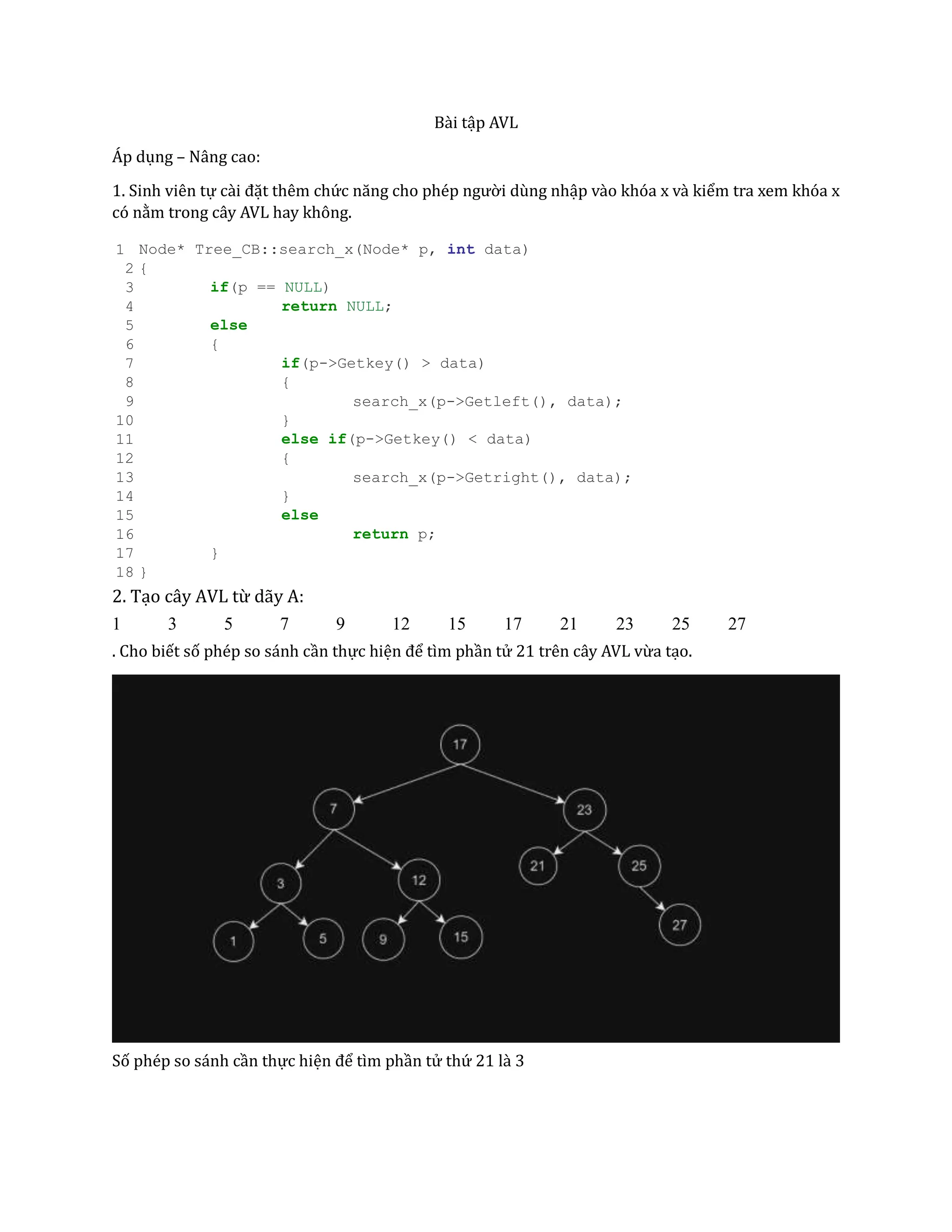 Bài tập và bài tập nâng cao của cây AVL.docx