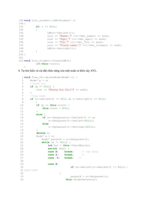 Bài tập và bài tập nâng cao của cây AVL.docx