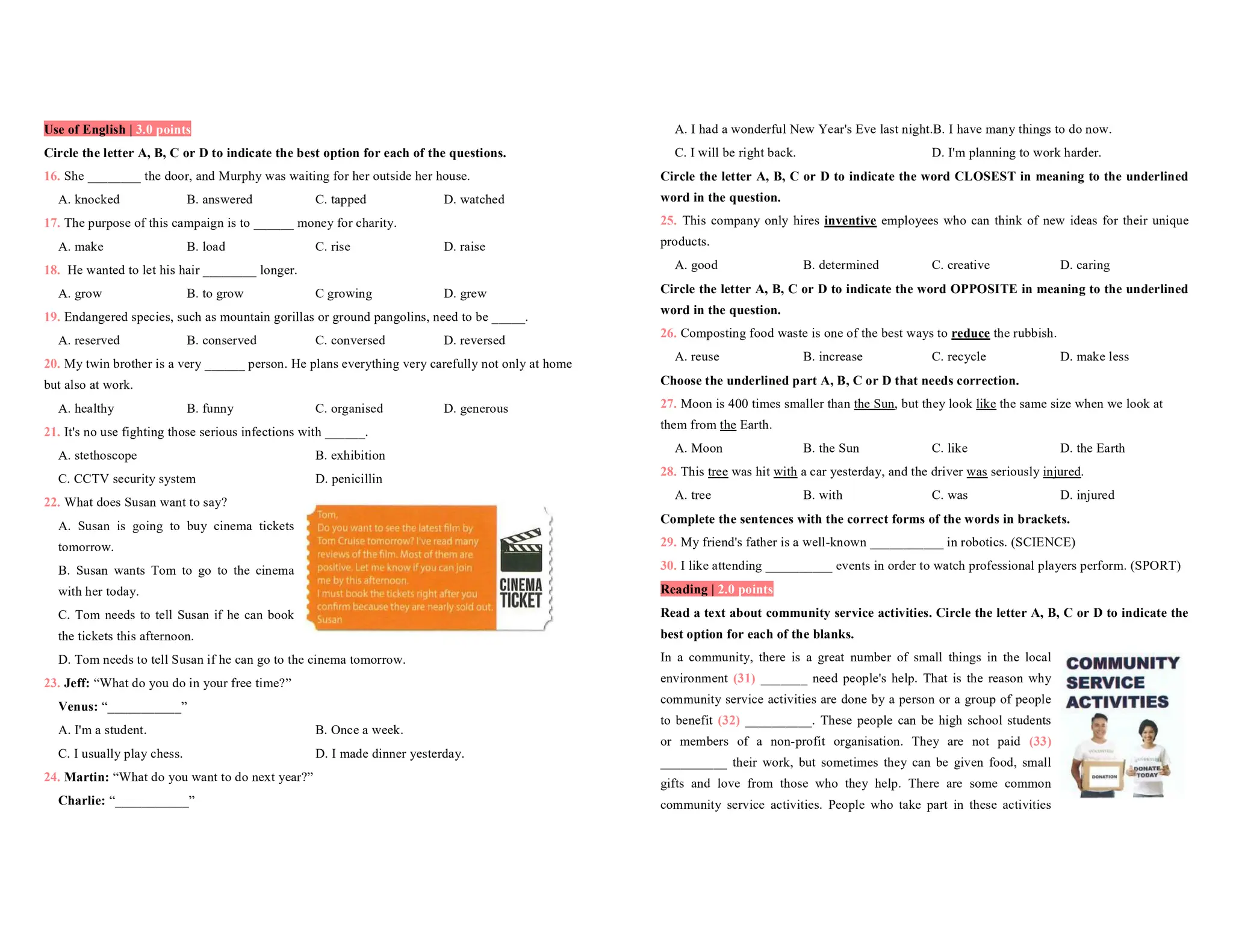 BÀI TẬP BỔ TRỢ 4 KỸ NĂNG TIẾNG ANH 11 BRIGHT (PRACTICE TEST + TERM 1 ...