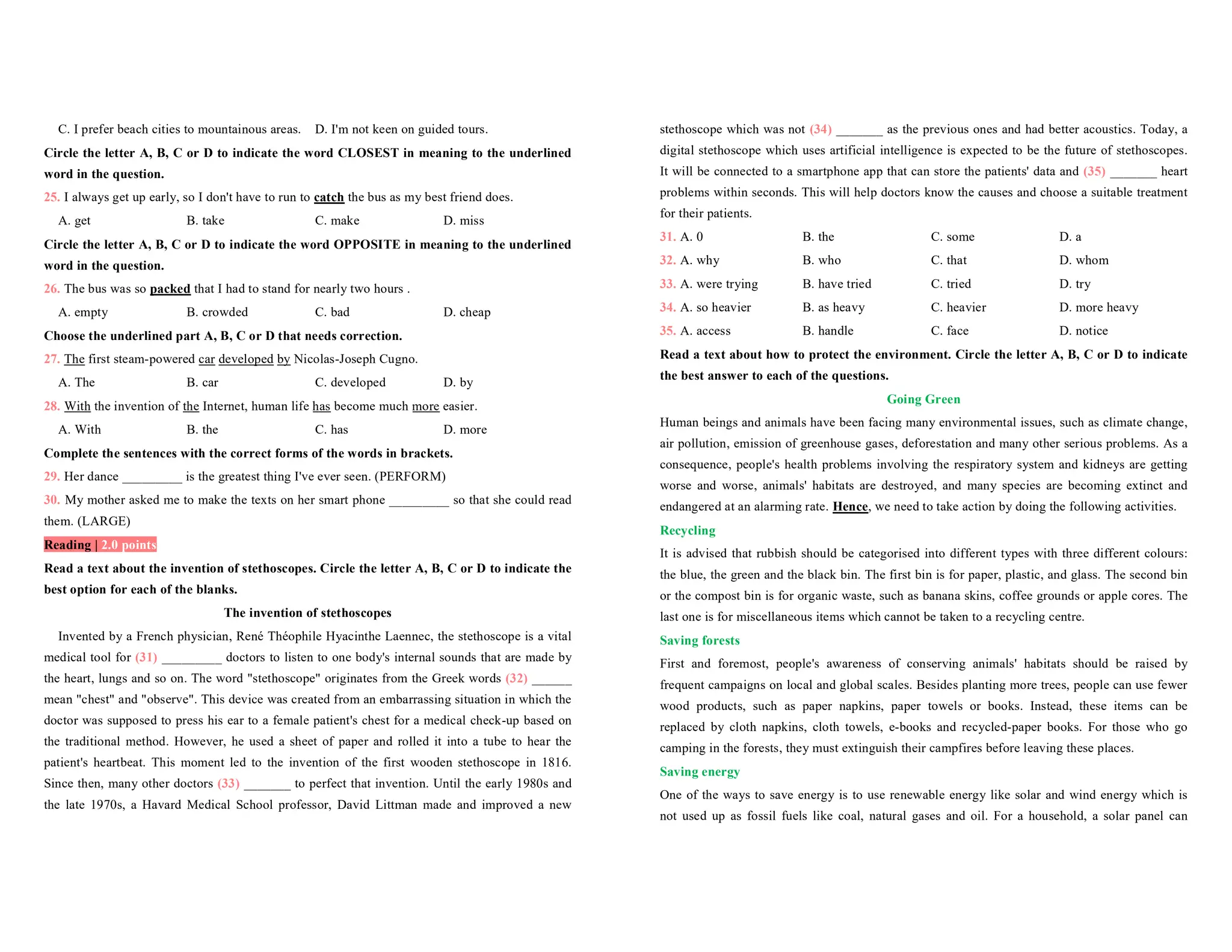 BÀI TẬP BỔ TRỢ 4 KỸ NĂNG TIẾNG ANH 11 BRIGHT (PRACTICE TEST + TERM 1 ...