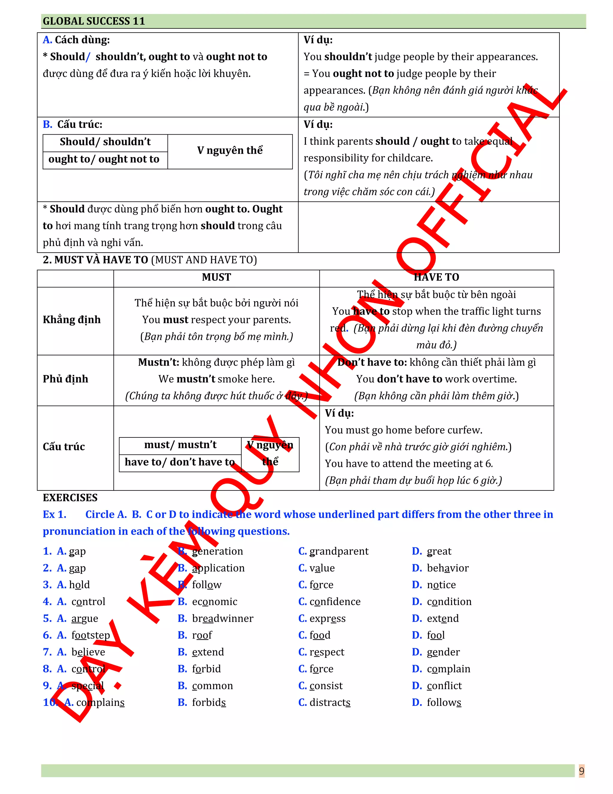 BÀI TẬP BỔ TRỢ 4 KĨ NĂNG TIẾNG ANH LỚP 11 - CẢ NĂM - GLOBAL SUCCESS - NĂM HỌC 2023-2024 - CÓ ...