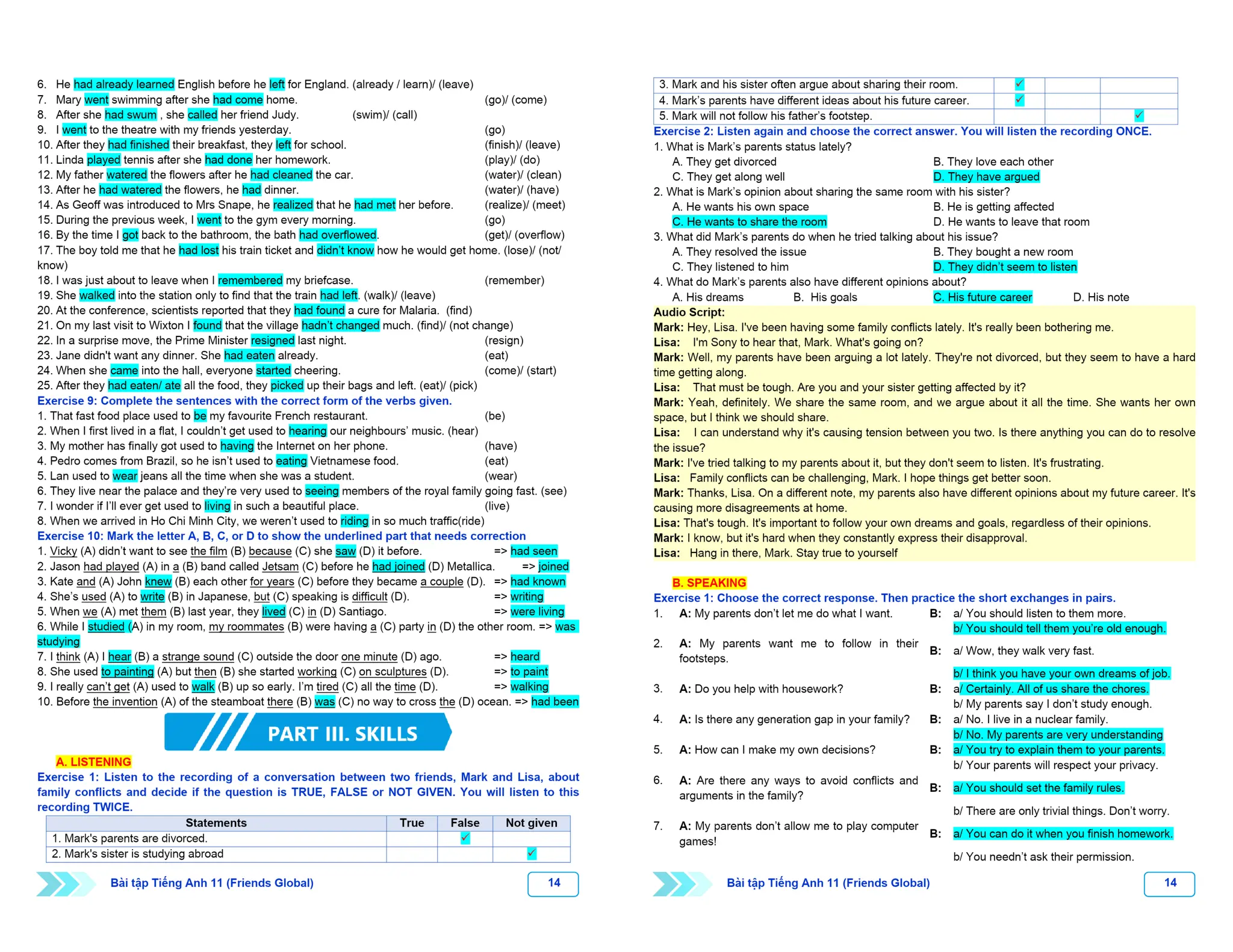 BÀI TẬP BỔ TRỢ 4 KĨ NĂNG TIẾNG ANH LỚP 11 (CẢ NĂM) - FRIENDS GLOBAL ...