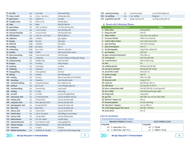 BÀI TẬP BỔ TRỢ 4 KĨ NĂNG TIẾNG ANH LỚP 11 (CẢ NĂM) - FRIENDS GLOBAL ...