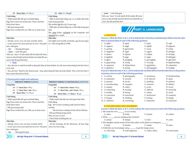 BÀI TẬP BỔ TRỢ 4 KĨ NĂNG TIẾNG ANH LỚP 11 (CẢ NĂM) - FRIENDS GLOBAL ...