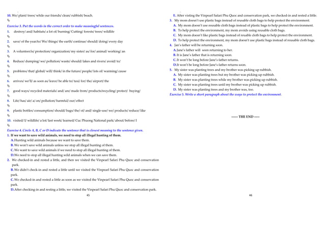 BÀI TẬP BỔ TRỢ 4 KĨ NĂNG TIẾNG ANH LỚP 8 - HK2 - GLOBAL SUCCESS - NĂM HỌC 2023-2024 - CÓ FILE ...