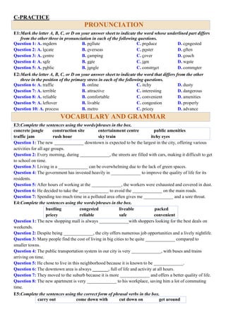 BÀI TẬP BỔ TRỢ 4 KỸ NĂNG TIẾNG ANH LỚP 9 - GLOBAL SUCCESS - FORM MỚI ...