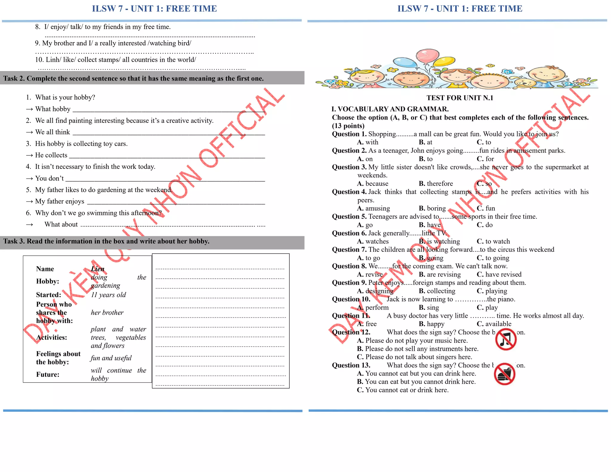BÀI TẬP BỔ TRỢ CÓ FILE NGHE + LUYỆN CHUYÊN SÂU TIẾNG ANH I-LEARN SMART ...