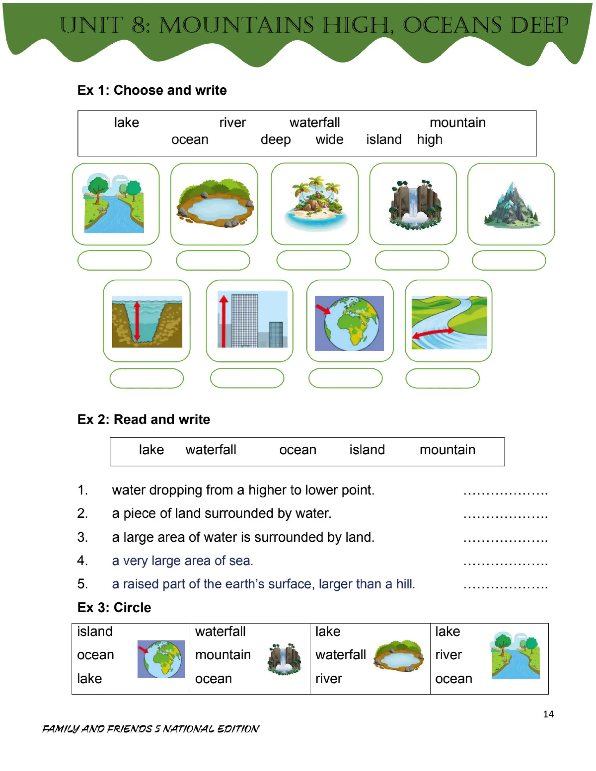 BÀI TẬP BỔ TRỢ ﻿TIẾNG ANH FAMILY AND FRIENDS 5 NATIONAL EDITION - HK2 (CÓ FILE NGHE VÀ VỞ LUYỆN ...