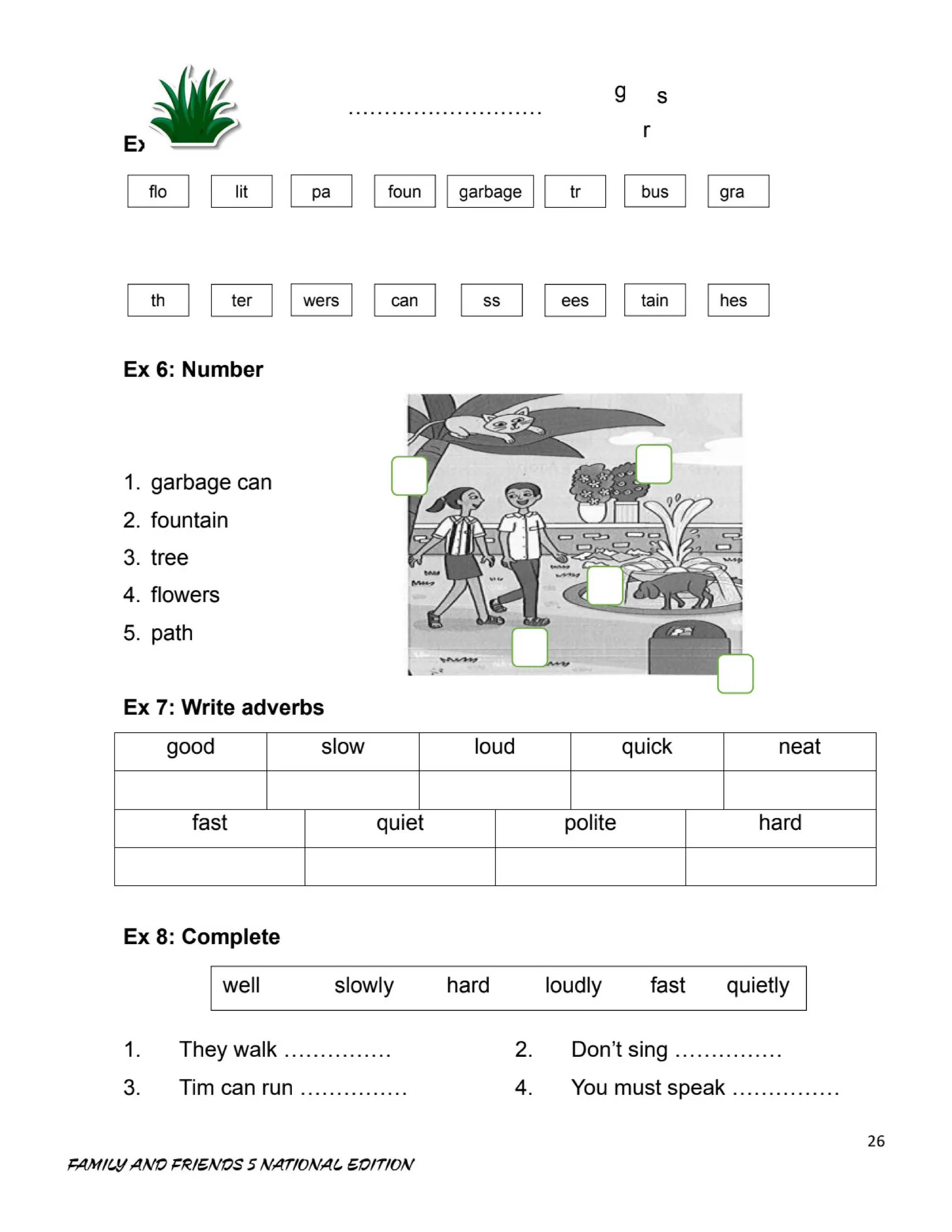 BÀI TẬP BỔ TRỢ ﻿TIẾNG ANH FAMILY AND FRIENDS 5 NATIONAL EDITION - HK2 (CÓ FILE NGHE VÀ VỞ LUYỆN ...