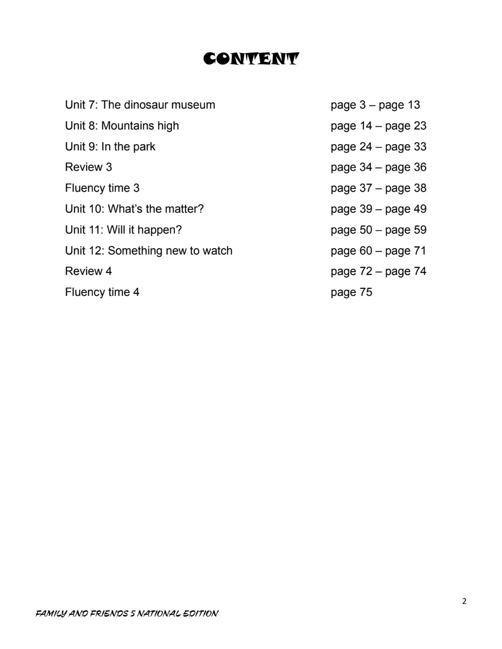 BÀI TẬP BỔ TRỢ ﻿TIẾNG ANH FAMILY AND FRIENDS 5 NATIONAL EDITION - HK2 (CÓ FILE NGHE VÀ VỞ LUYỆN ...