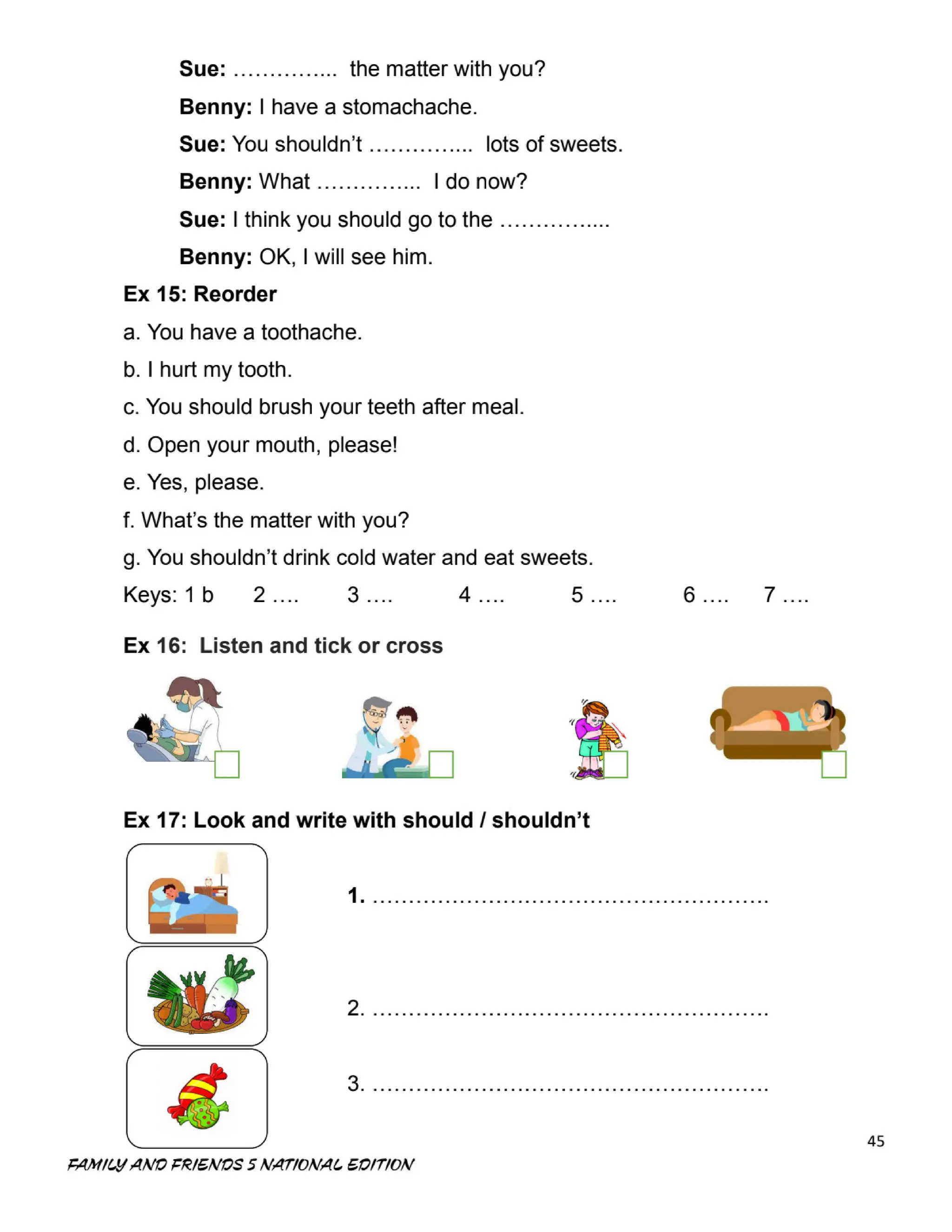 BÀI TẬP BỔ TRỢ ﻿TIẾNG ANH FAMILY AND FRIENDS 5 NATIONAL EDITION - HK2 (CÓ FILE NGHE VÀ VỞ LUYỆN ...