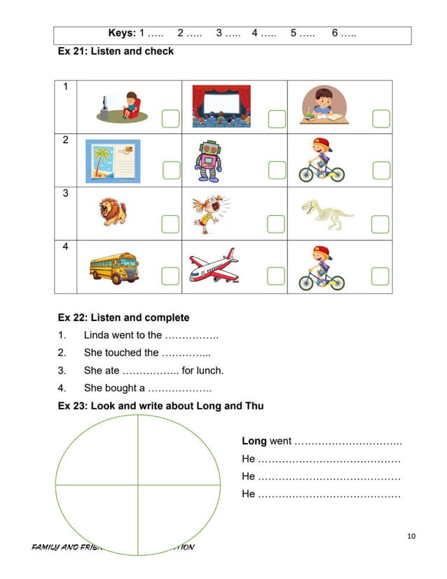 BÀI TẬP BỔ TRỢ ﻿TIẾNG ANH FAMILY AND FRIENDS 5 NATIONAL EDITION - HK2 (CÓ FILE NGHE VÀ VỞ LUYỆN ...