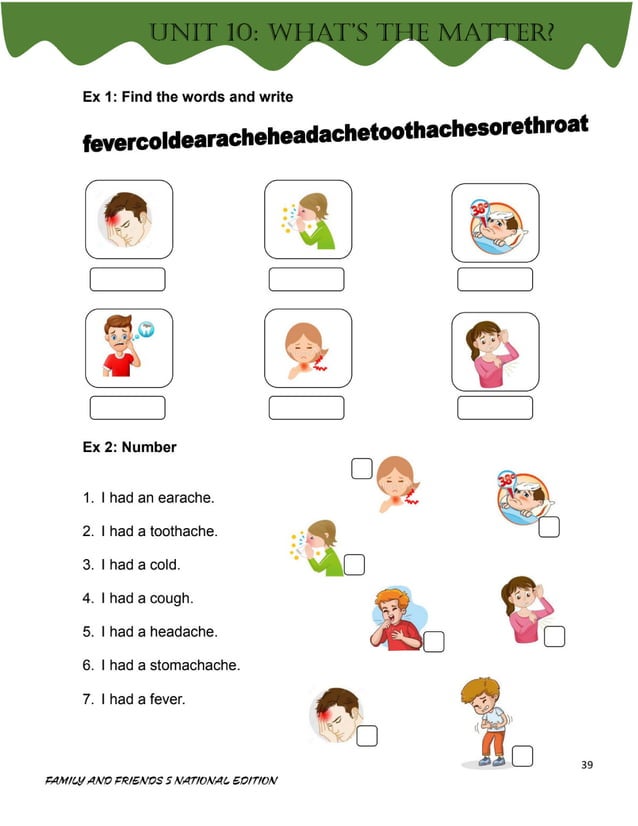 BÀI TẬP BỔ TRỢ ﻿TIẾNG ANH FAMILY AND FRIENDS 5 NATIONAL EDITION - HK2 (CÓ FILE NGHE VÀ VỞ LUYỆN ...