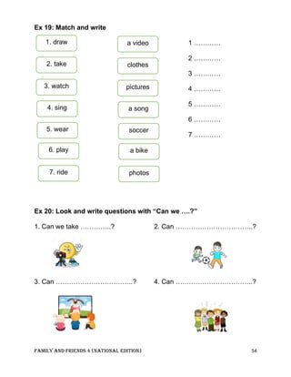 BÀI TẬP BỔ TRỢ ﻿TIẾNG ANH FAMILY AND FRIENDS NATIONAL EDITION - LỚP 4 ...