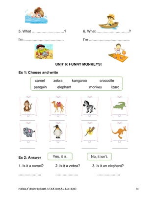 BÀI TẬP BỔ TRỢ ﻿TIẾNG ANH FAMILY AND FRIENDS NATIONAL EDITION - LỚP 4 (CÓ FILE NGHE, VỞ LUYỆN ...