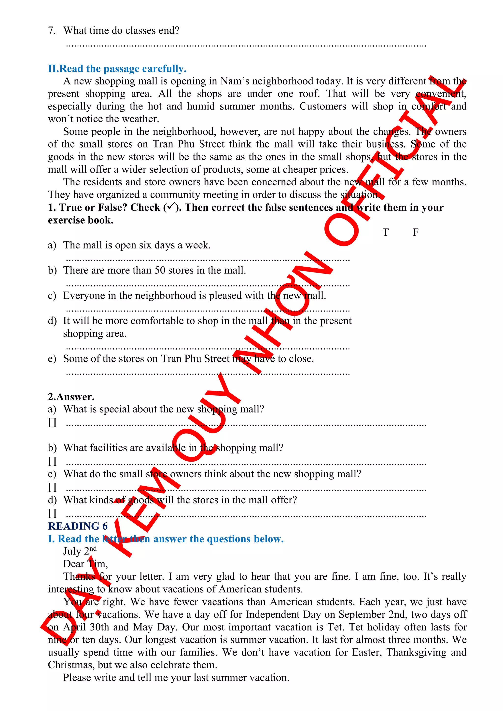 BÀI TẬP BỔ TRỢ TIẾNG ANH LỚP 6 - CẢ NĂM - FRIENDS PLUS - NĂM HỌC 2023 ...