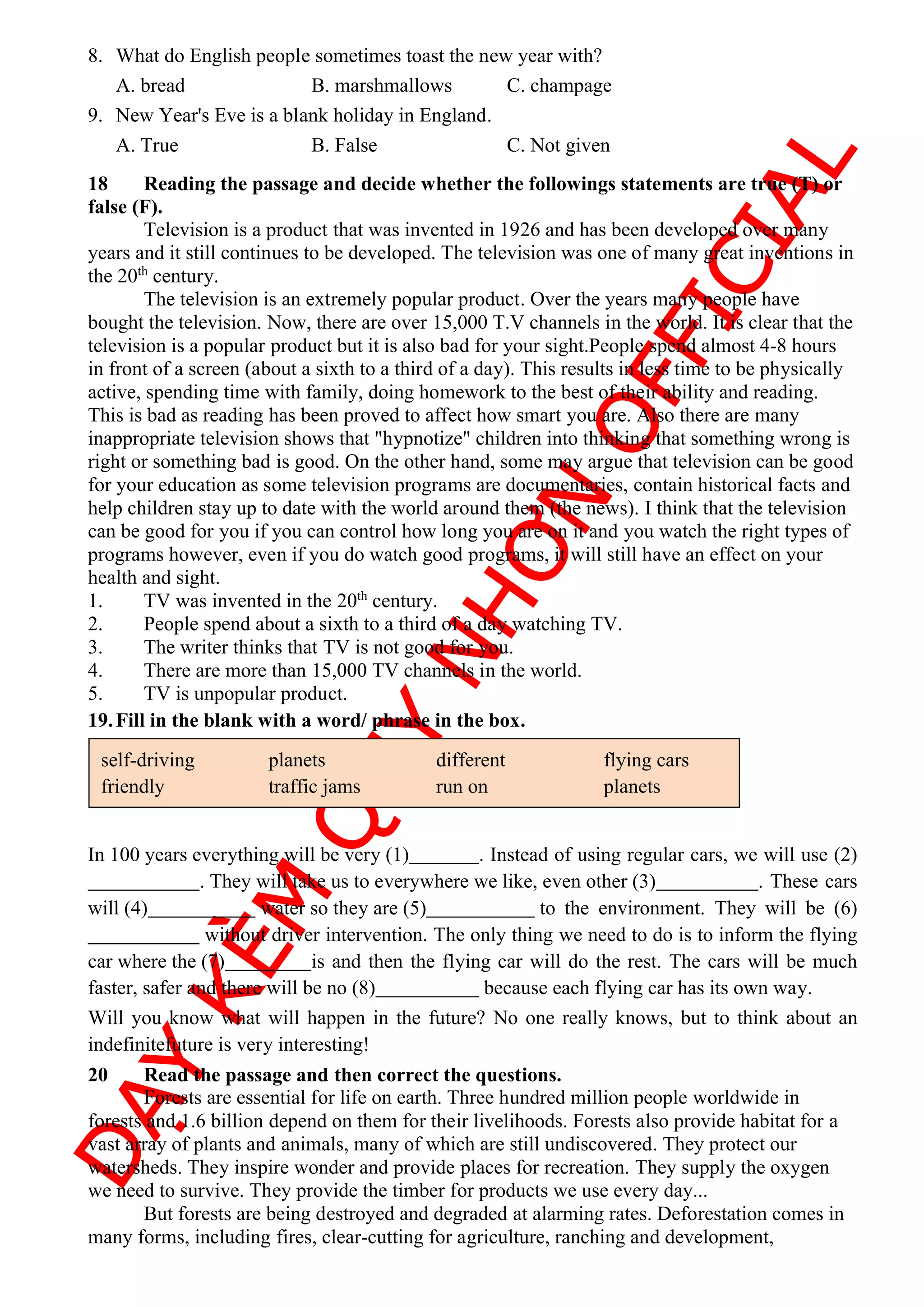 BÀI TẬP BỔ TRỢ TIẾNG ANH LỚP 6 - CẢ NĂM - FRIENDS PLUS - NĂM HỌC 2023 ...