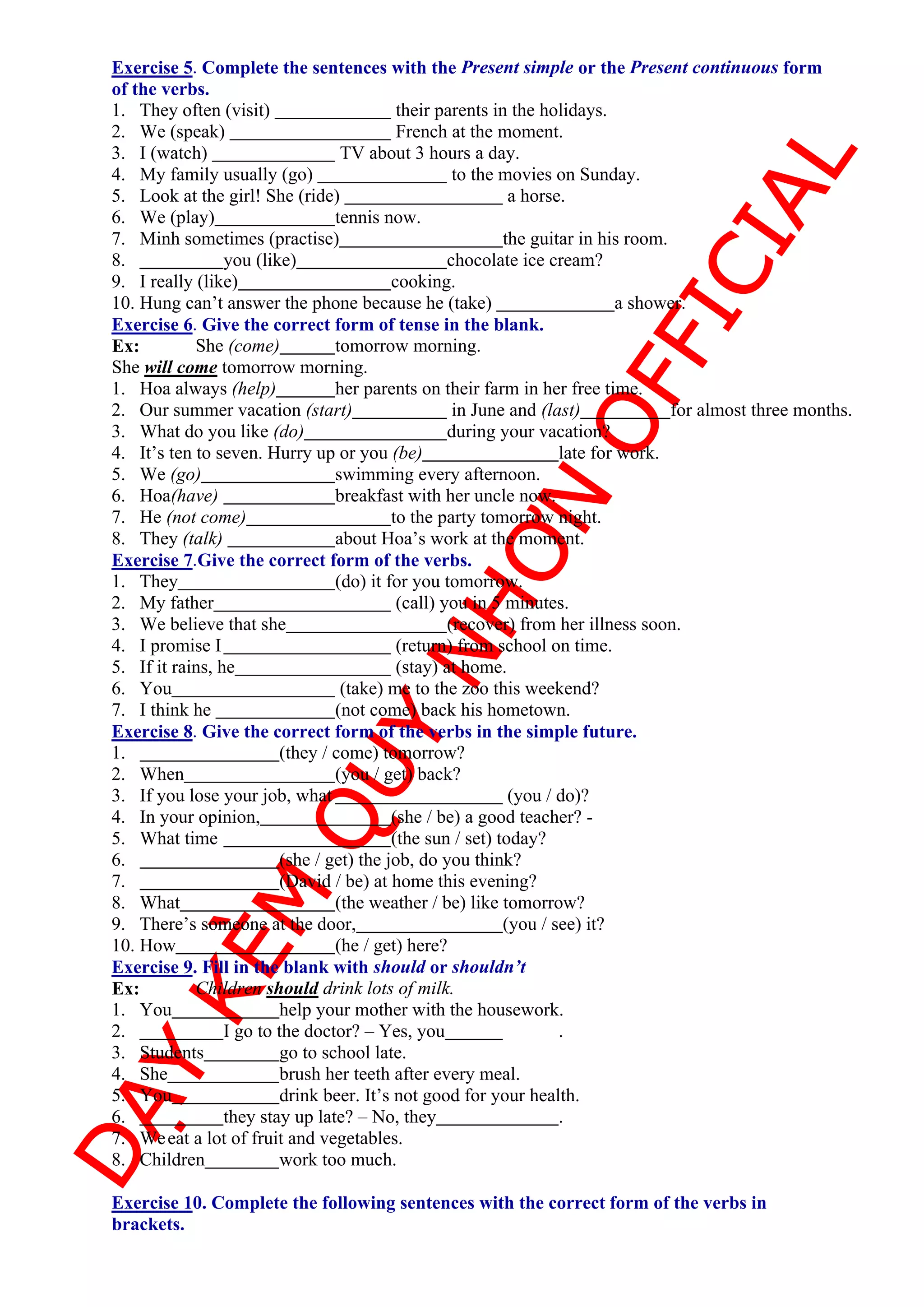 BÀI TẬP BỔ TRỢ TIẾNG ANH LỚP 6 - CẢ NĂM - FRIENDS PLUS - NĂM HỌC 2023 ...